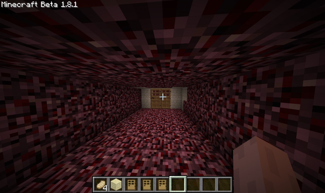 Nether hut Minecraft Map