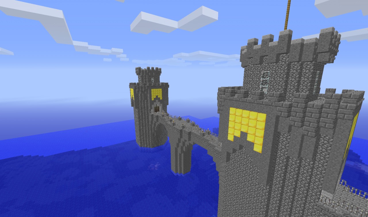 My first Castle Minecraft Map