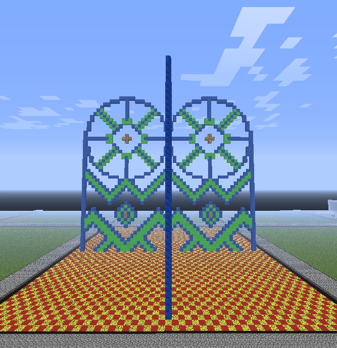 blue-green thing Minecraft Map