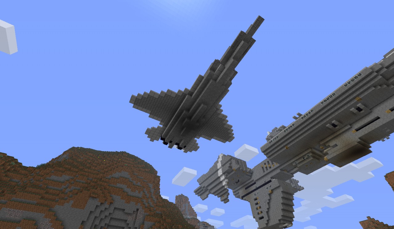 F-22 Raptor Minecraft Map