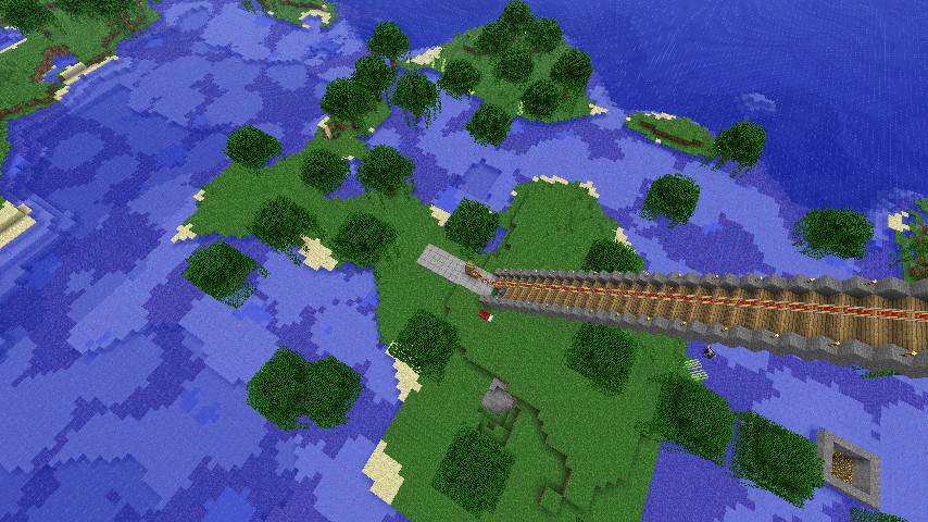 rollercoaster Minecraft Map