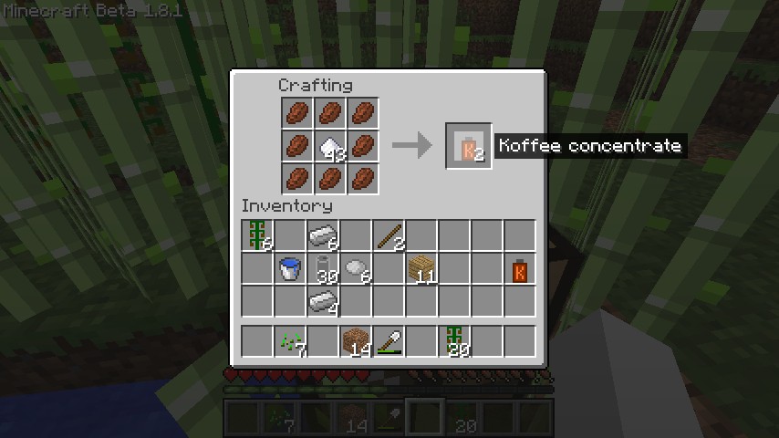 Farm Coffee for Energydrink and more Minecraft Mod