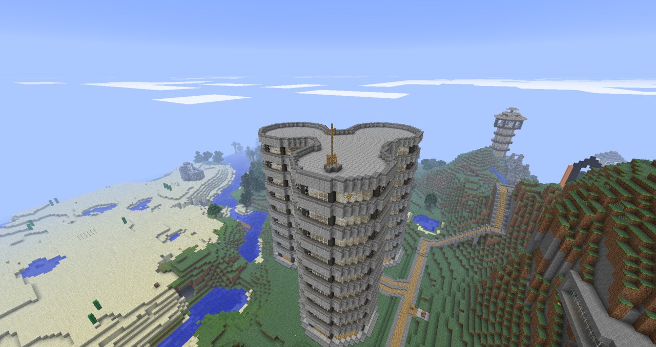 MassCraft Server Town Hall Minecraft Map