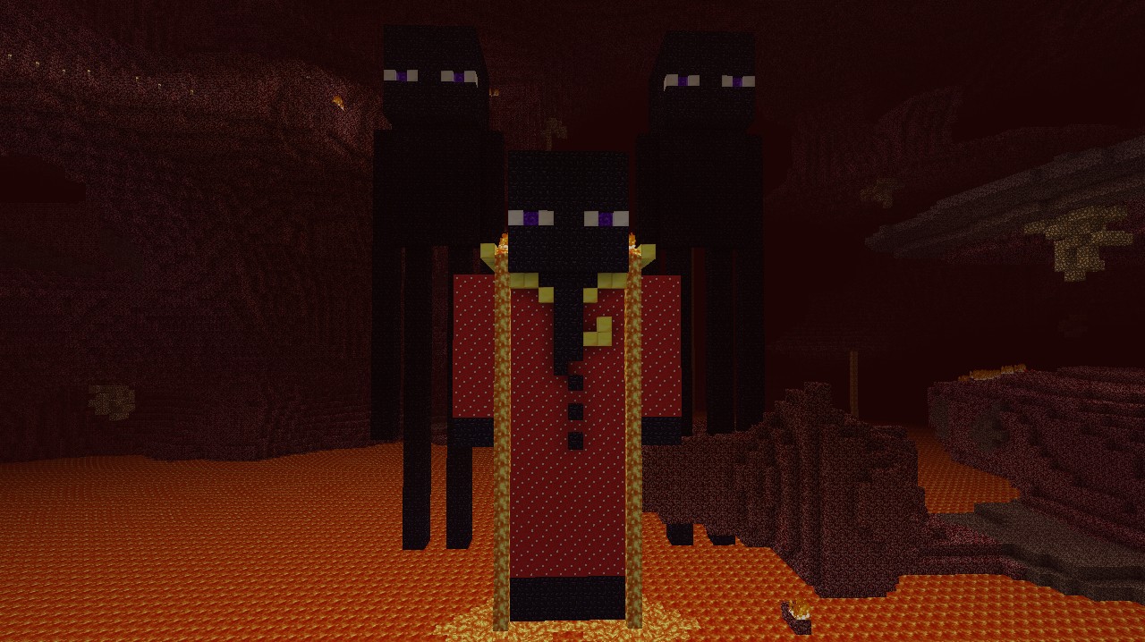 Fire Enderman Minecraft Map