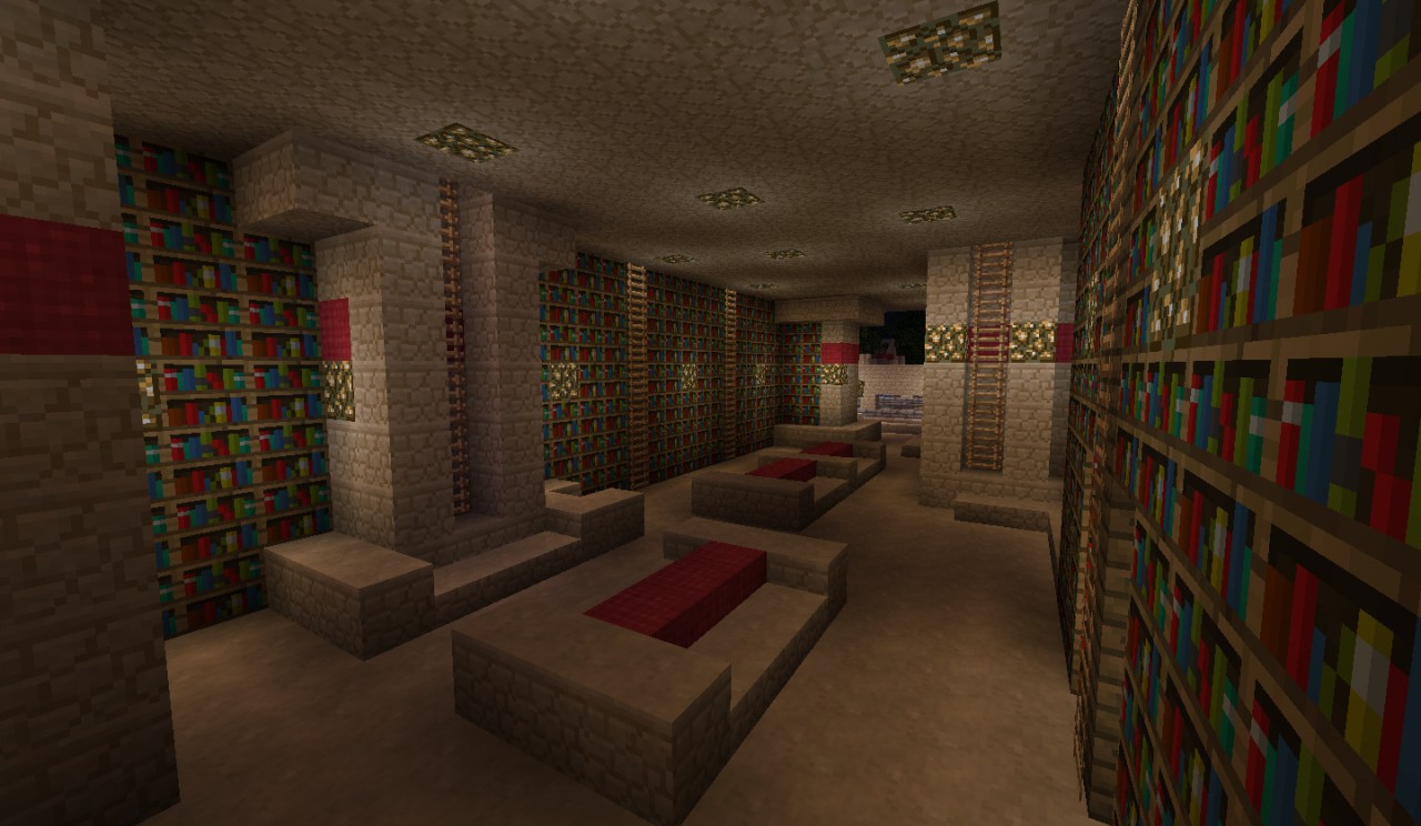 Public Library of Babylonia - Bibliothèque Publique de Babylone Minecraft Map
