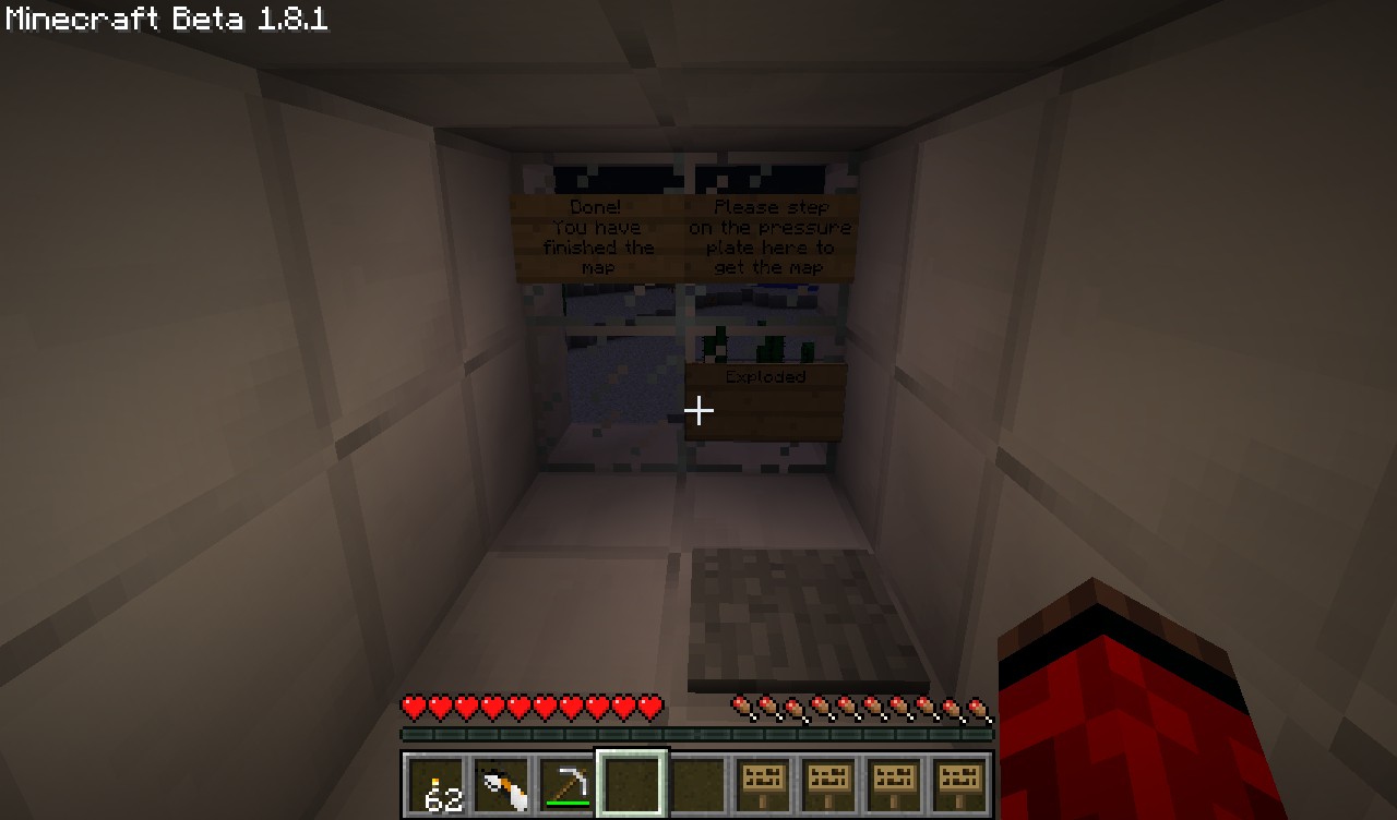 Portal gun and WW2Guns map Minecraft Map