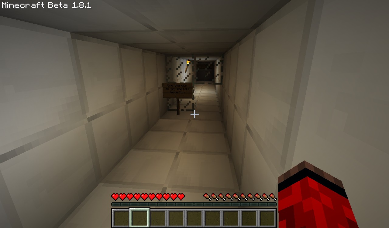 Portal gun and WW2Guns map Minecraft Map