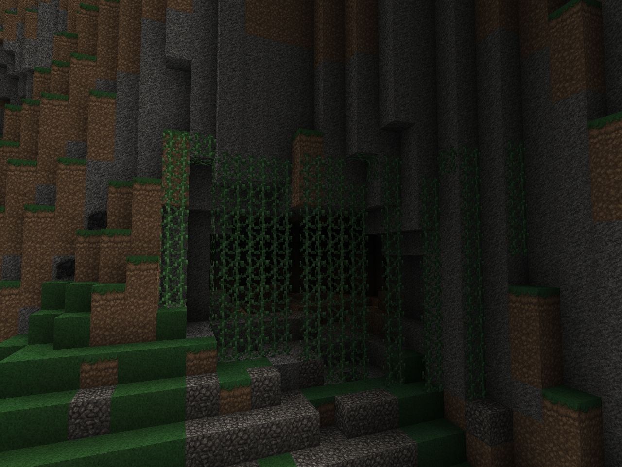 a cave man cave Minecraft Project