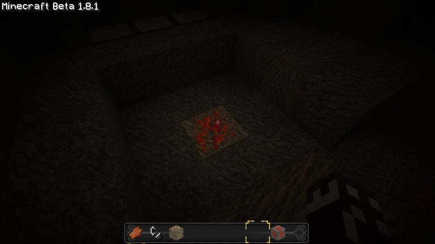 a cave man cave Minecraft Map