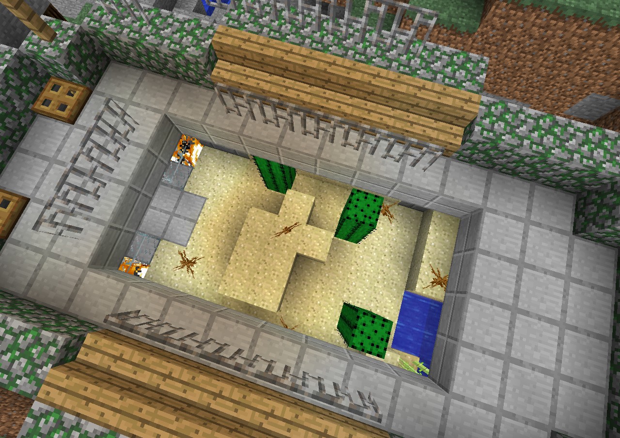 Super Arena with sand and water! Minecraft Map