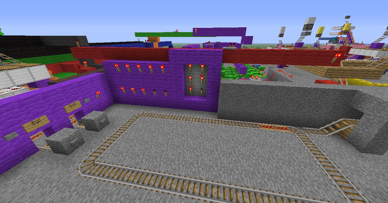 Minecraft Shooting Range Prototype | Bow and Arrow Target Course | Hit ...