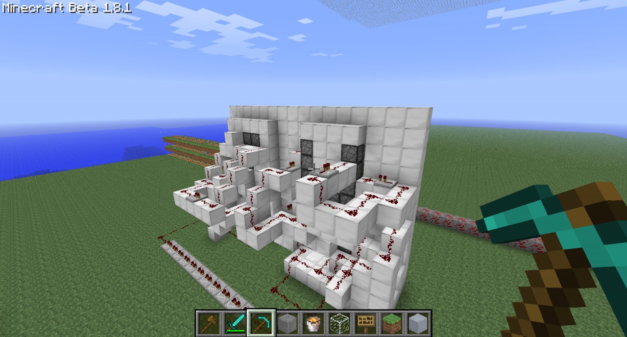 Hi sign with redstone Minecraft Map