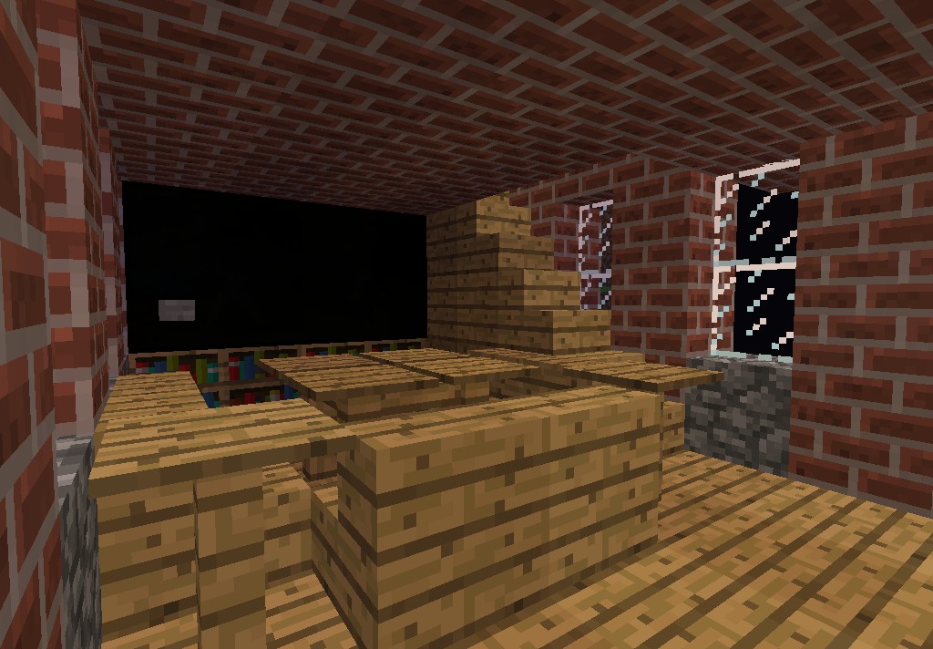 Weird floating house built into a mountain. Minecraft Map