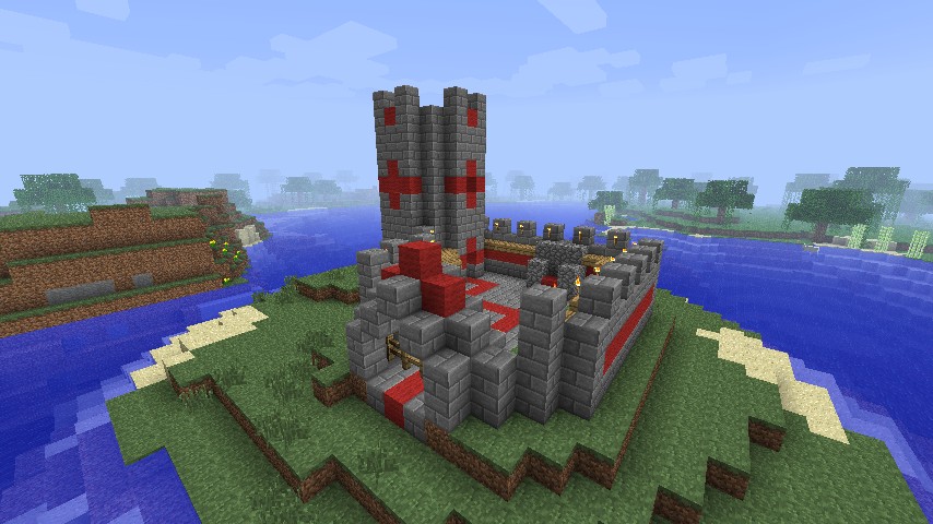 Battle Castle Series (Team Red Castle) Minecraft Map