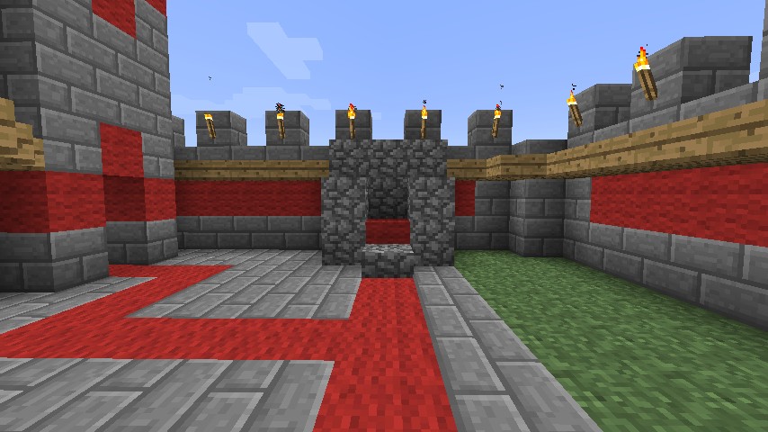 Battle Castle Series (Team Red Castle) Minecraft Map