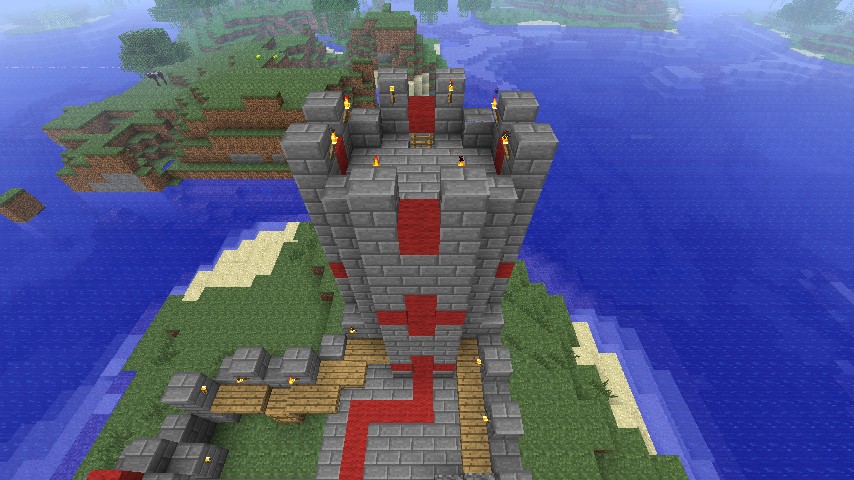 Battle Castle Series (Team Red Castle) Minecraft Map