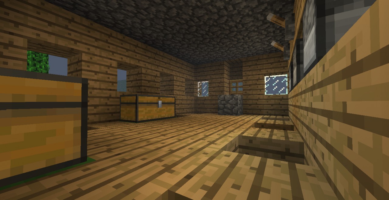 Survival Hut Minecraft Map