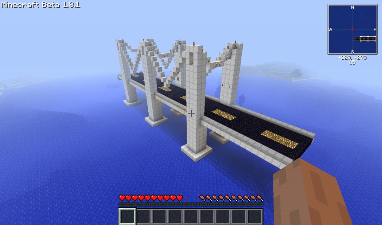 Double M bridge Minecraft Map