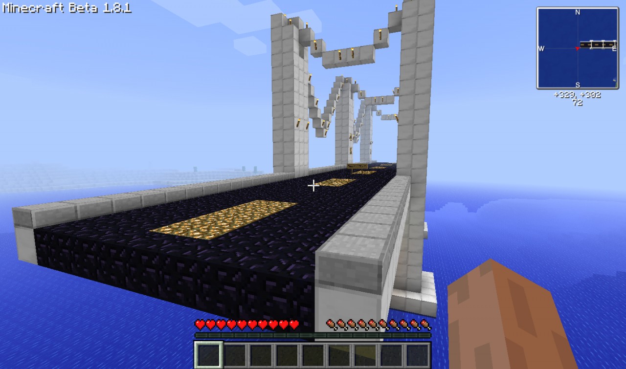 Double M bridge Minecraft Map