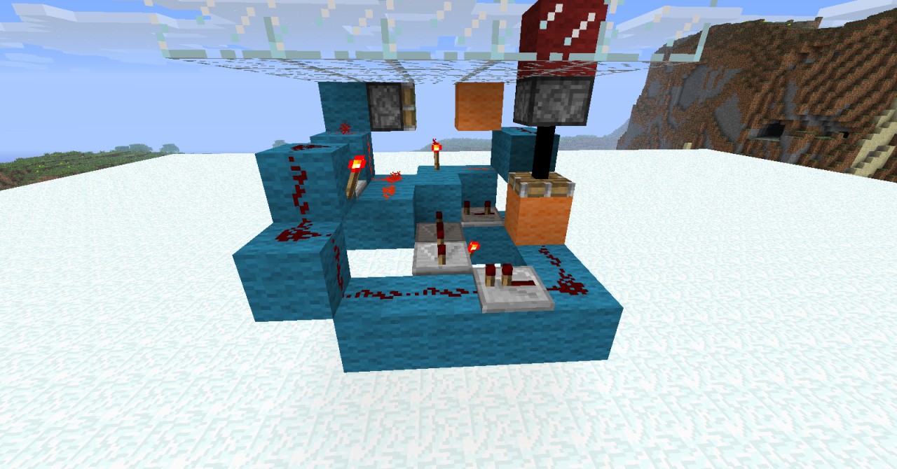 Piston floor-BUD switch Minecraft Map