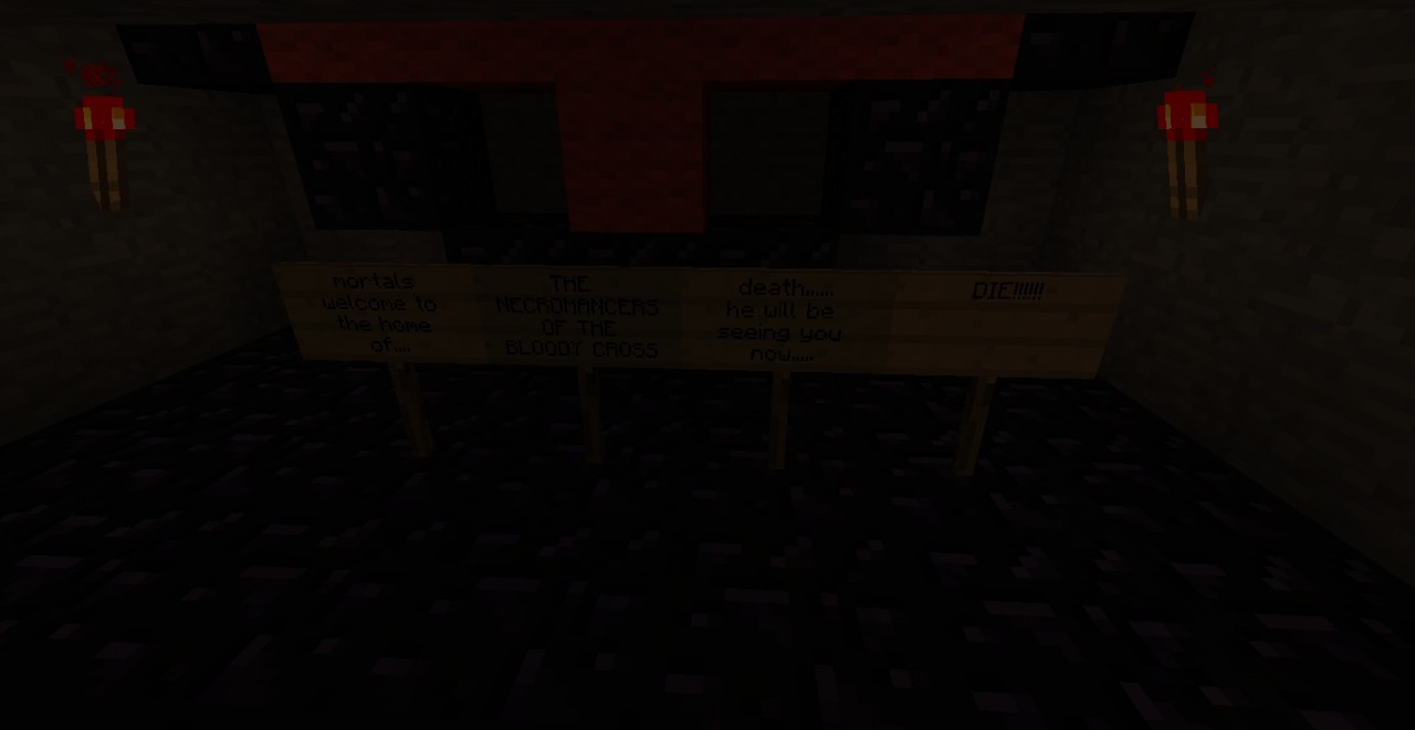 the bloody cross Minecraft Map