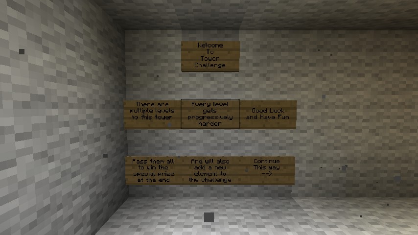 Tower Challenge Minecraft Map