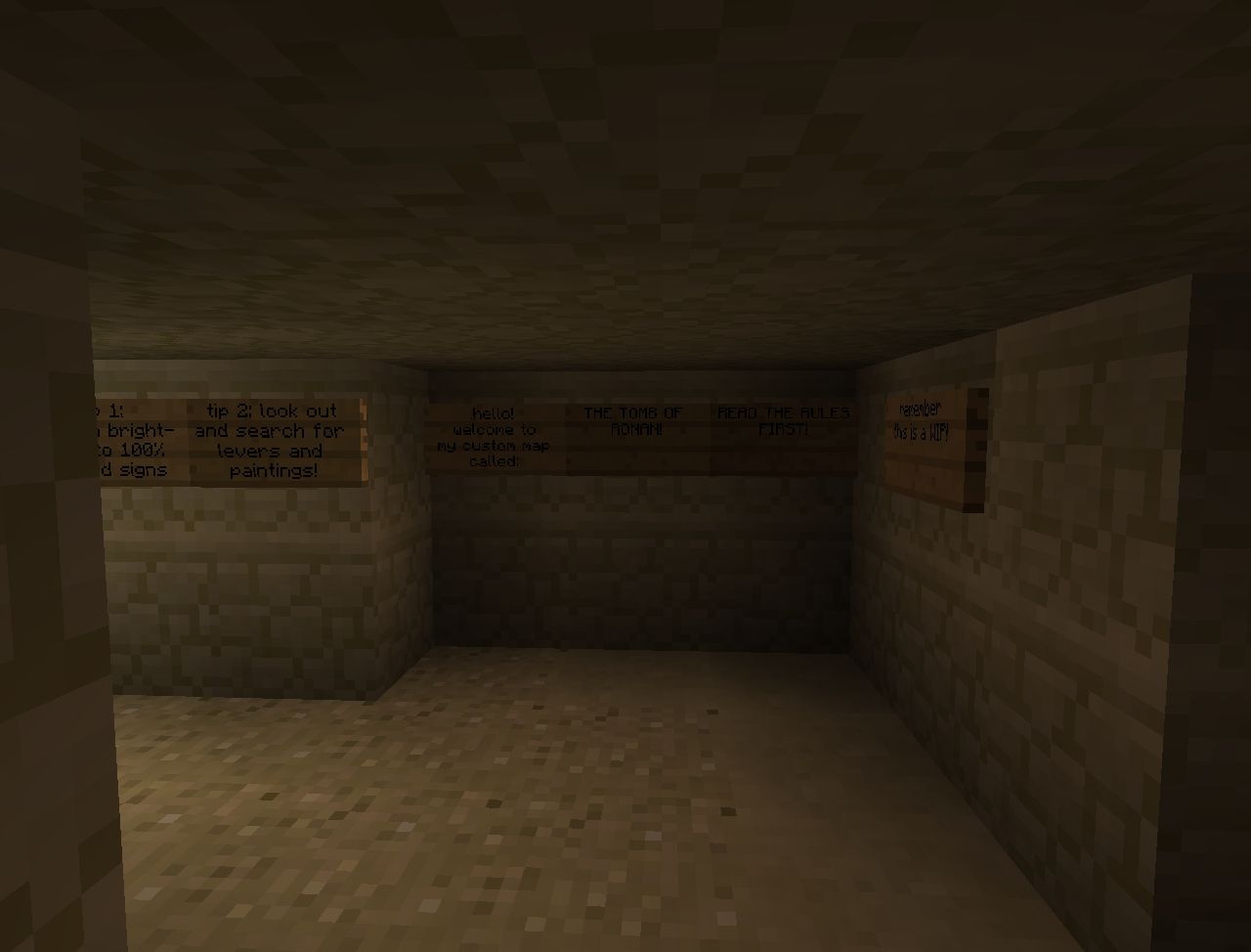 THE TOMB OF RONNY CUSTOM MAP! Minecraft Map