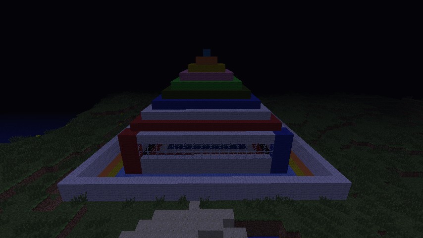Colorful Minecraft House Minecraft Map