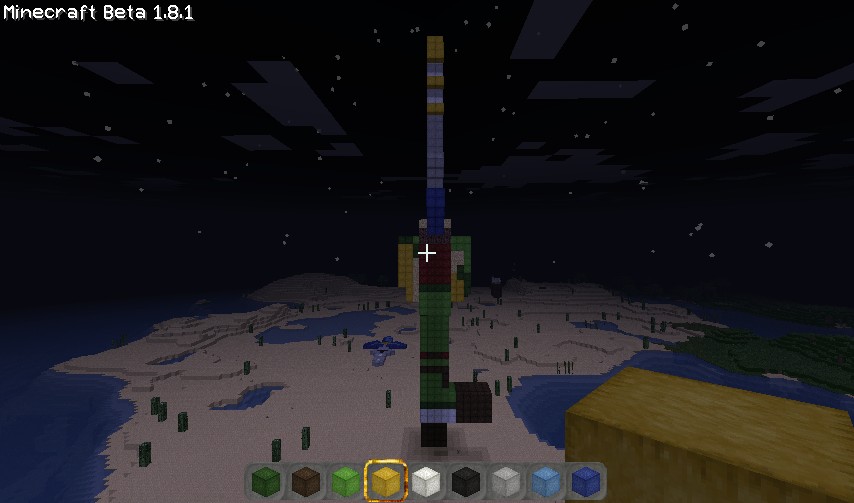 Giant Link (with master sword) Minecraft Map