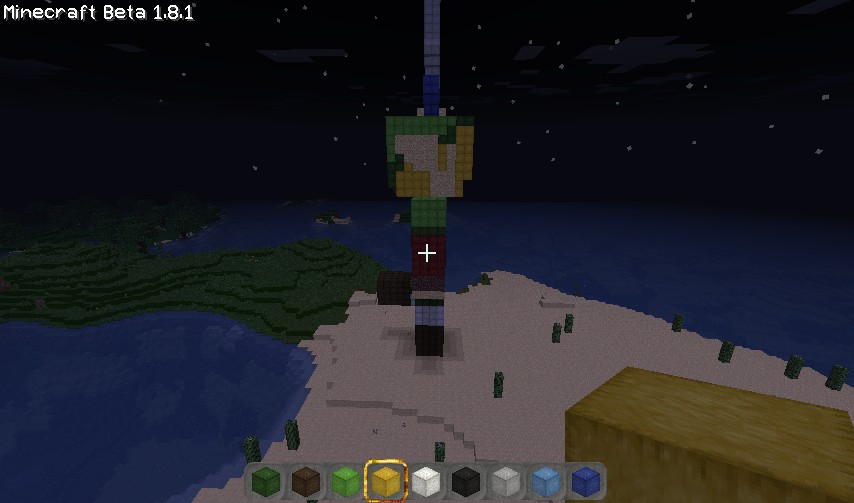 Giant Link (with master sword) Minecraft Map