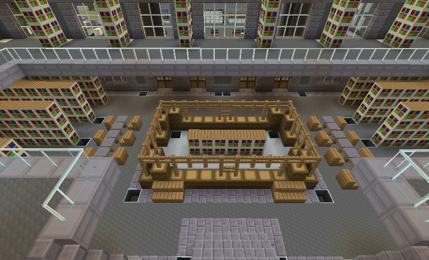 Trinton City Library Minecraft Map