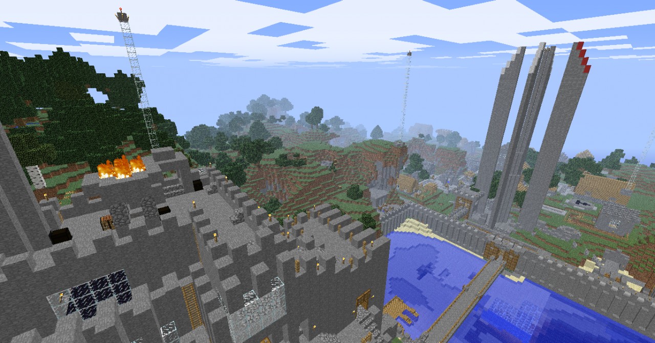 the castle of KING ARTHUR Minecraft Map