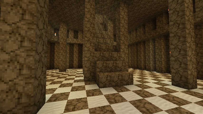 Dirt Palace and other structures Minecraft Map