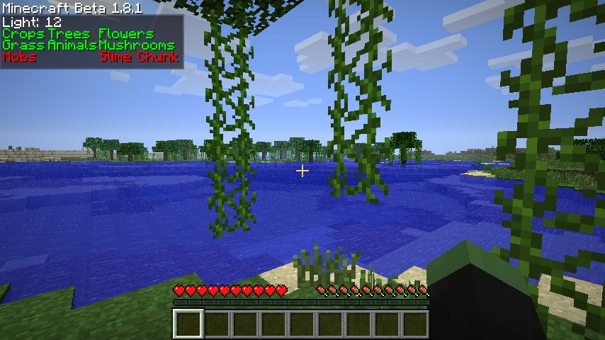 Light Monitor - In-Game Light Level Display - No Item - In-Game Overlay ...