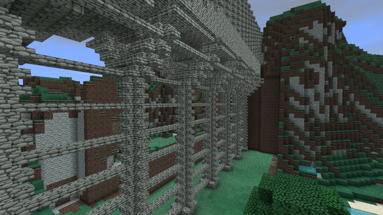 Kalcraft Spawn Entrance Bridge Minecraft Map