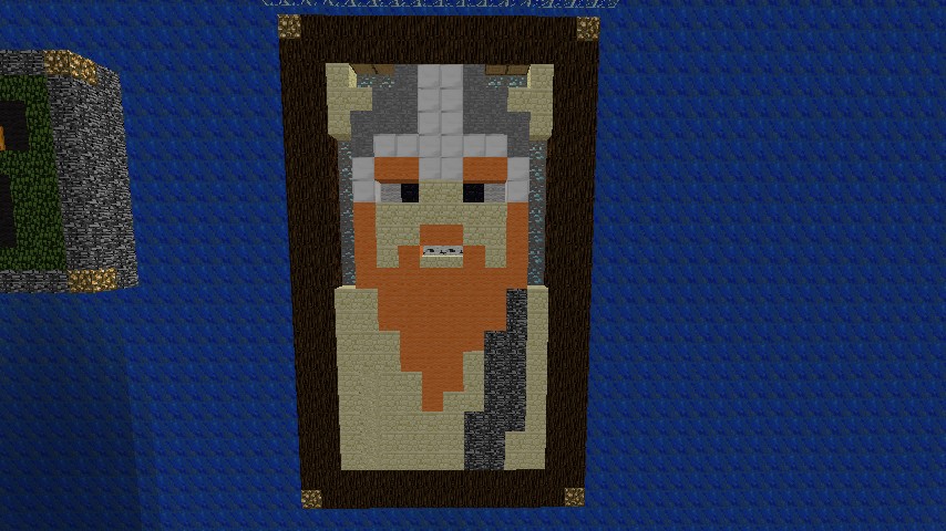 Dwarf portrait Minecraft Map