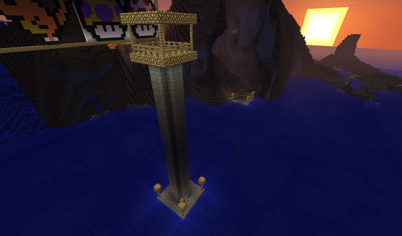 My first Pixel Art Minecraft Map