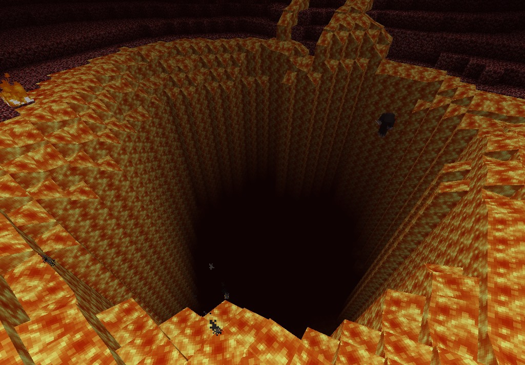 lava pit (50block wide 100blocks high) Minecraft Map