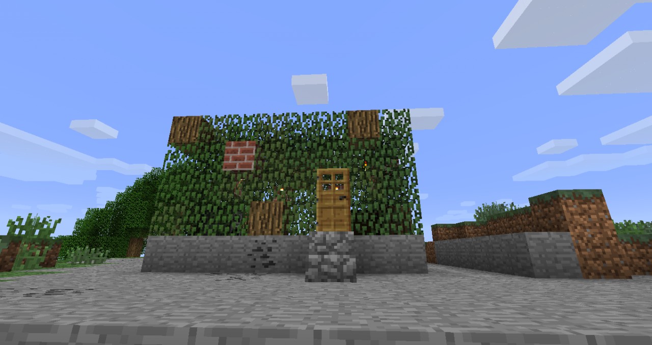 leaf house Minecraft Map