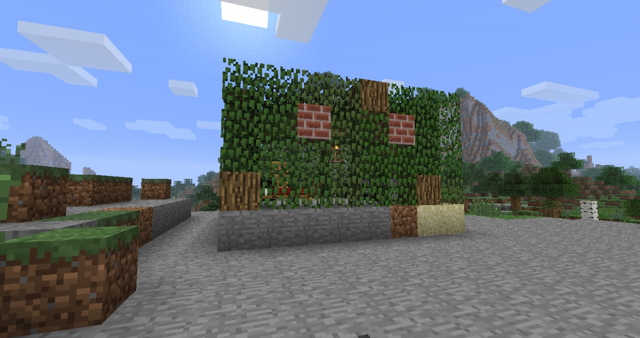 leaf house Minecraft Map