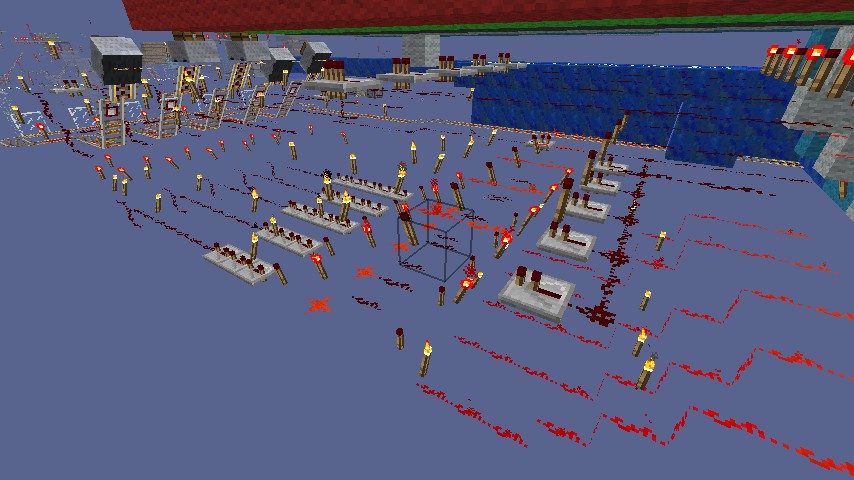 Minecart storage systhem Minecraft Map