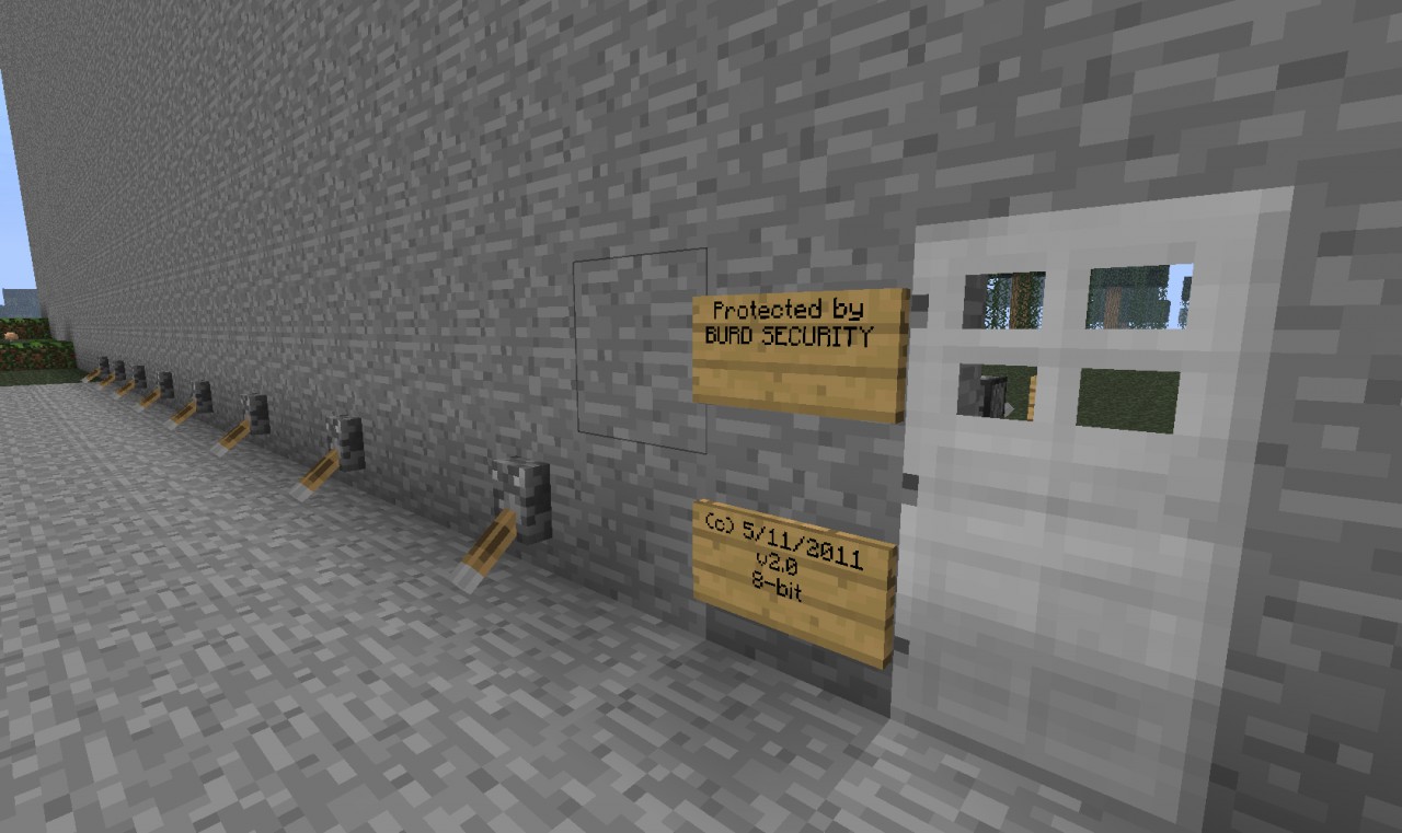 Programmable password lock Minecraft Map