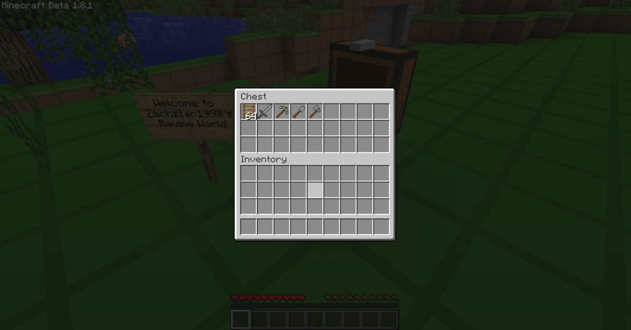 Ravine right Near Spawn Minecraft Map