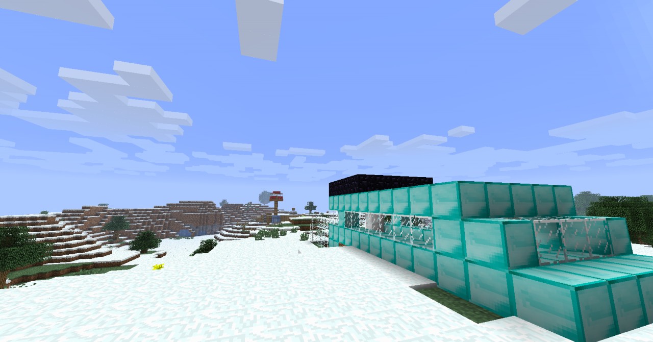 Demo level of Snowy Hut Minecraft Map