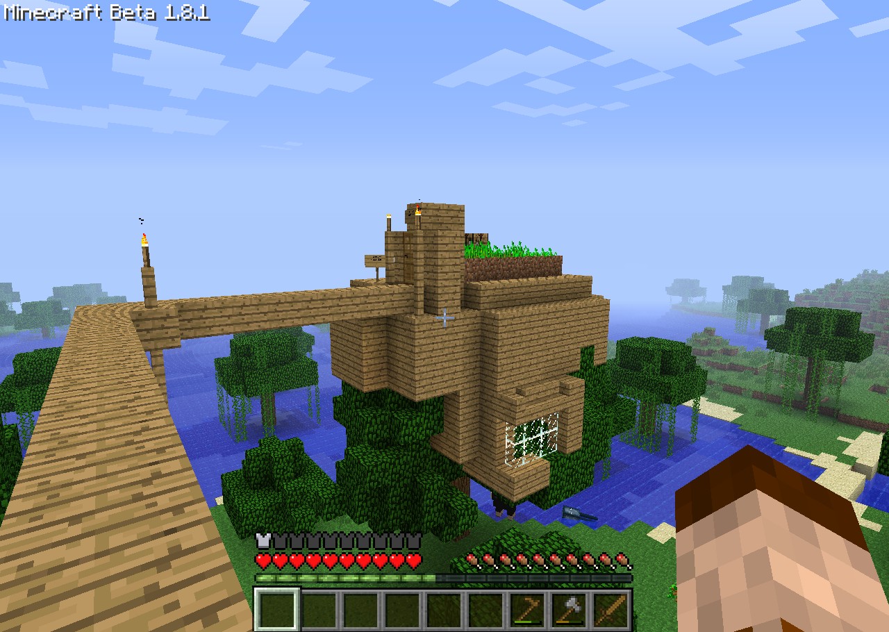 tree village Minecraft Map