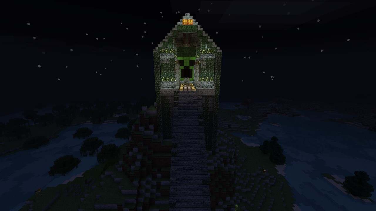 Creeper Temple Minecraft Map