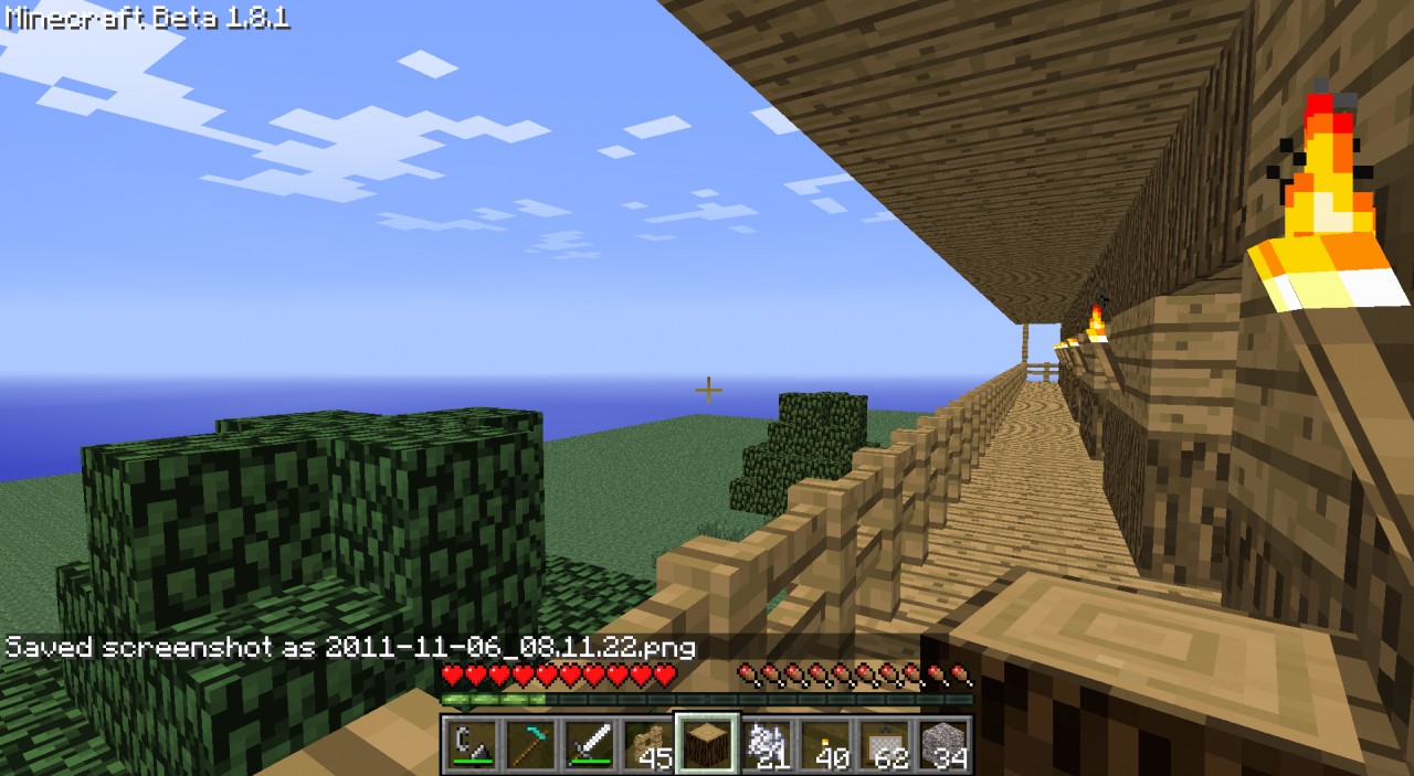 Farm house 2 story, wrap around terrace Minecraft Map