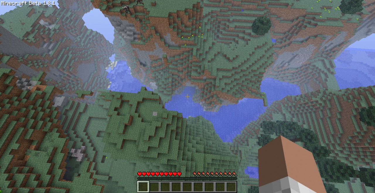 MOUNTAIN BIOME WITH RIVER! Minecraft Map