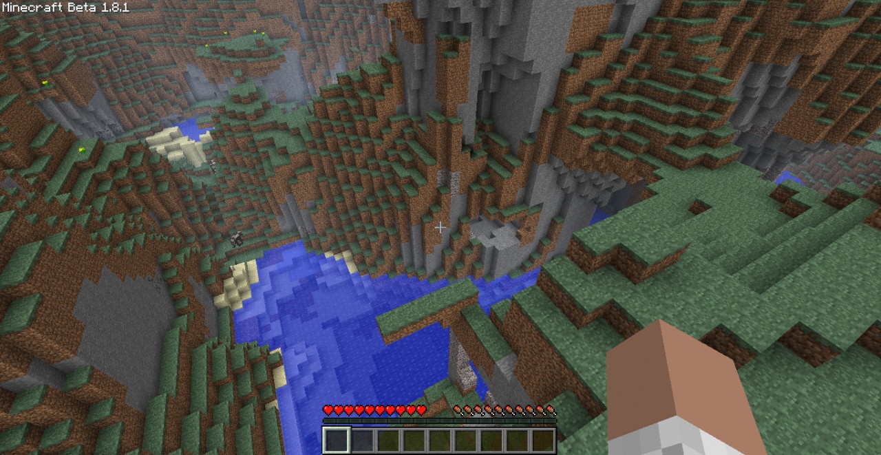 MOUNTAIN BIOME WITH RIVER! Minecraft Map