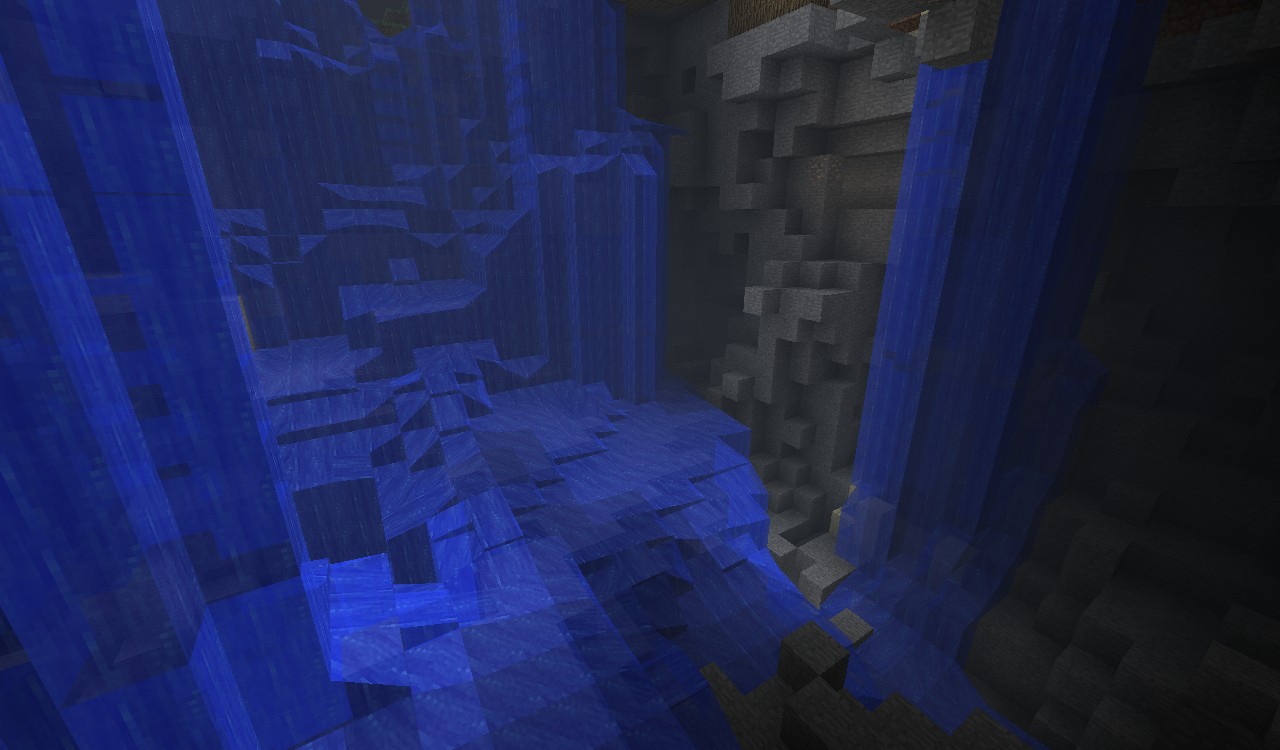 A giant hole. Minecraft Map